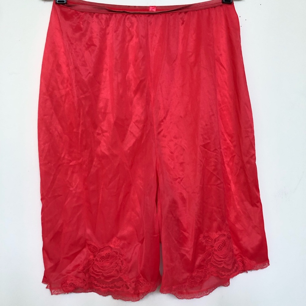 Vintage Sheer Red Vanity Fair Culotte Lingerie - Gem